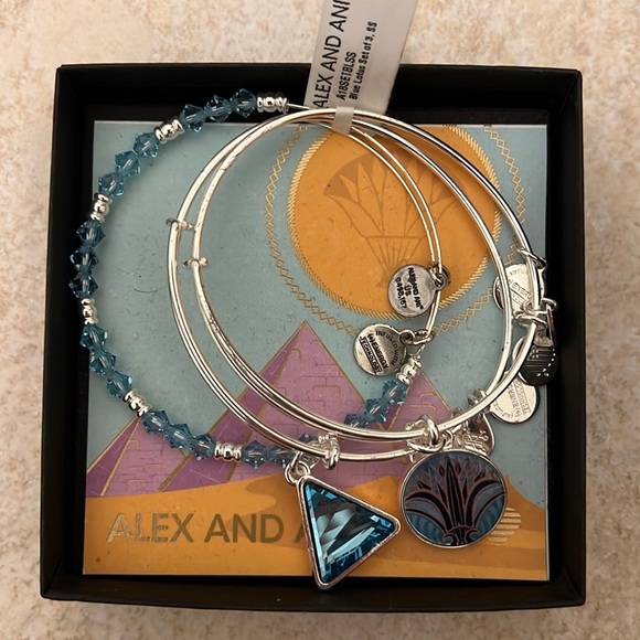 Alex and Ani | Jewelry | Brand New Alex And Ani 3 Bracelet Set With ...